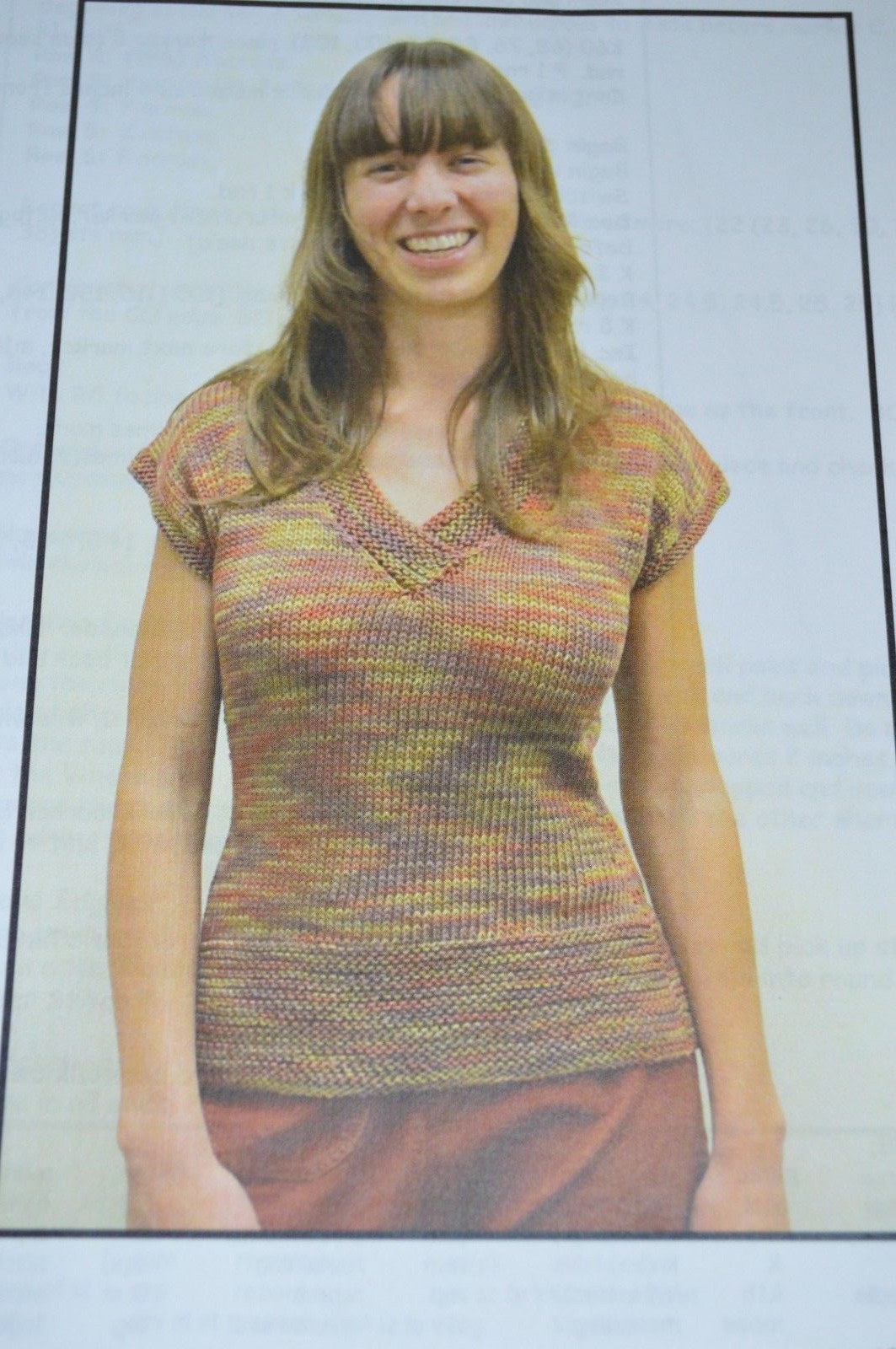 Schaefer Knitting Pattern 421 Laurel Simple Summer Shell | eBay