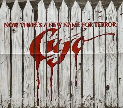 CUJO Original POSTER Stephen King ST. BERNARD Dee Wallace RABID DOG ...