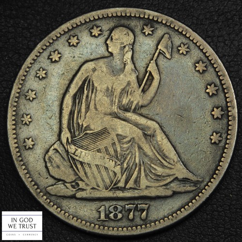 1877 S Seated Liberty Silver Half Dollar 50C | eBay