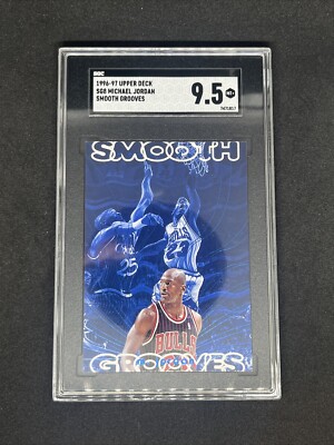 1996-97 Upper Deck Michael Jordan Smooth Grooves SGC 9.5 #SG8 Chicago ...