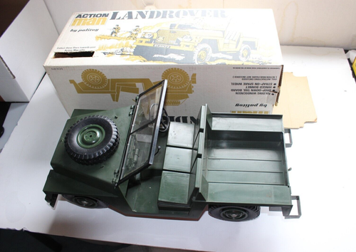 ACTION MAN / GI JOE PALITOY Vintage PALITOY LAND ROVER BOXED SET RARE ...