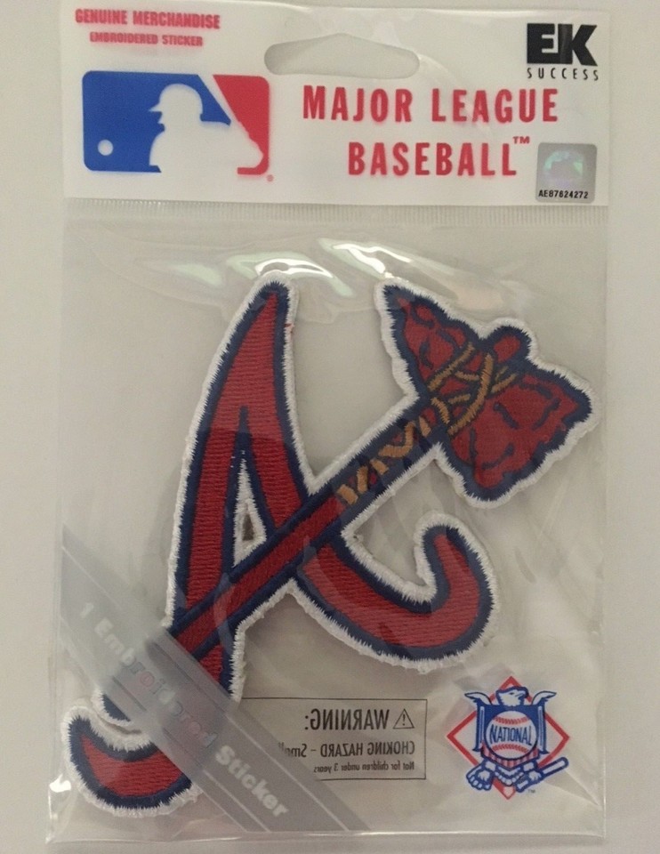 ATLANTA BRAVES Major League Baseball MLB Logo Patch MLBEMB05 Applique ...
