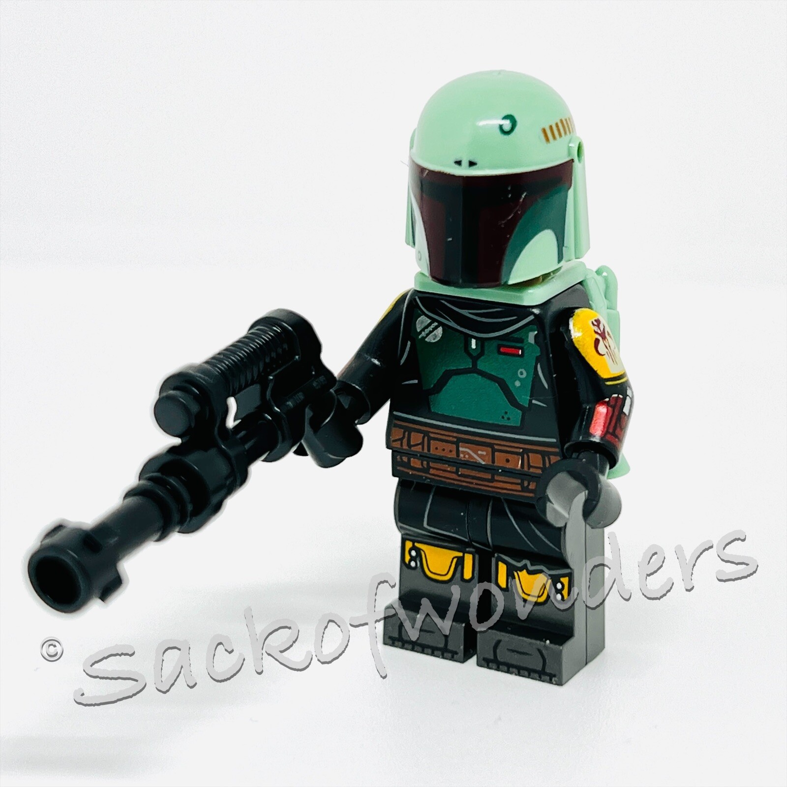 NEW Lego Disney Star Wars Boba Fett w/ Jet pack & gun minifigure figure ...