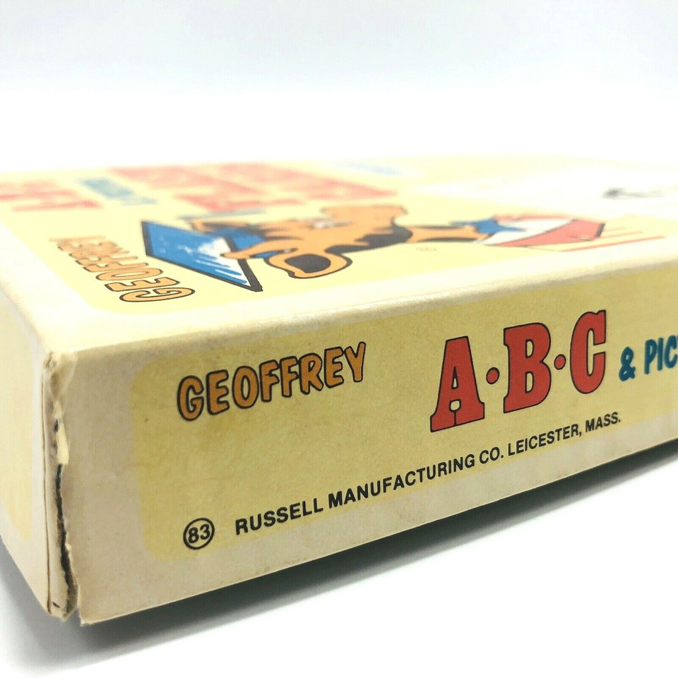 Vintage Toys R Us ABC Flash Cards Picture Alphabet Education Geoffrey ...
