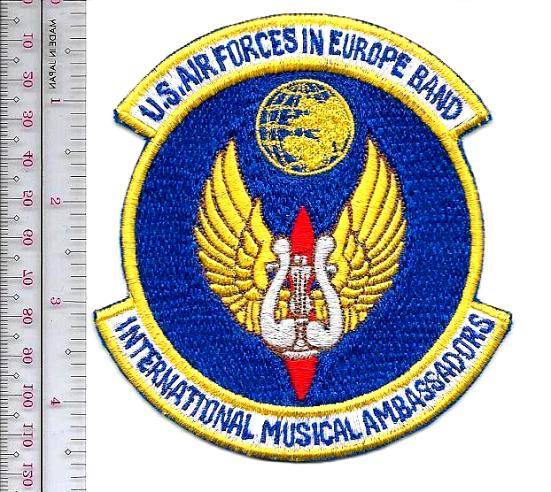 Military Band US Air Force Europe 686th US Air Forces Band Patch vel NO ...