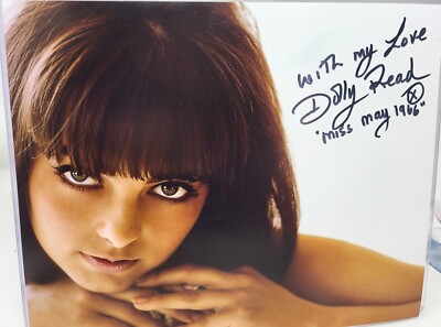 Dolly Read signed autographed 8x10 photo Playboy Playmate Miss May 1966 ...