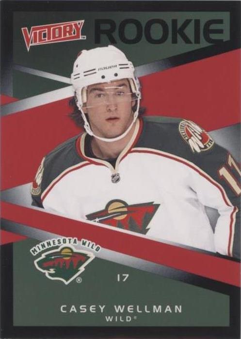 2010-11 Upper Deck Victory - Rookie Casey Wellman #227 Black (RC) for ...