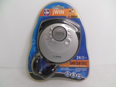 jWIN X-BBS JX-CD339 Personal Super Slim Style Bass Boost System CD ...
