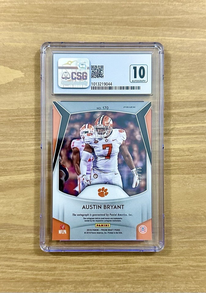 Football Card ~ Austin Bryant ~ Panini Prizm ~ #170 ~ CSG 9/10 ~ 2019 ~ !L🟠🟠K! | eBay