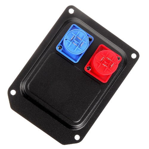 Double Hole Speaker Panel Holder Base for Stand Audio Female Socket ...