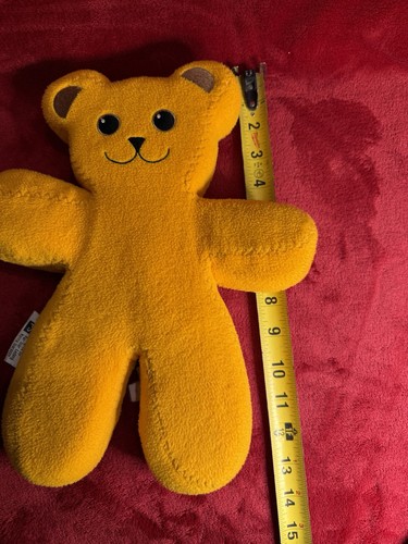 Ikea Sweden BEAR Unicef PS BRUM Yellow Bendable Teddy Plush Stuffed ...