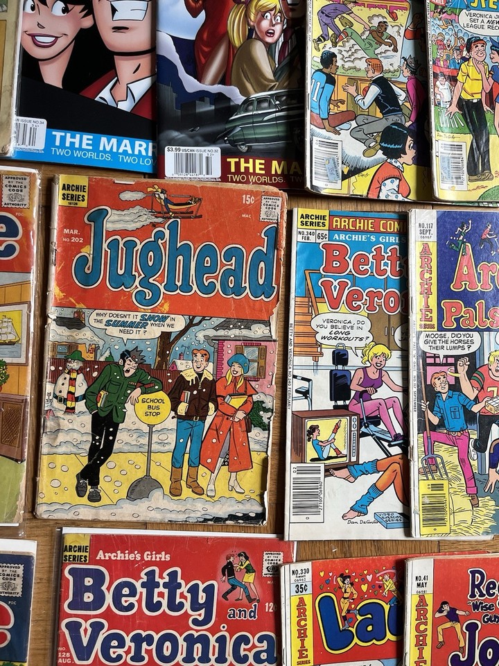 RARE Lot of 44 Vintage Archie Comics 60s-90s Betty And Veronica Jughead ...