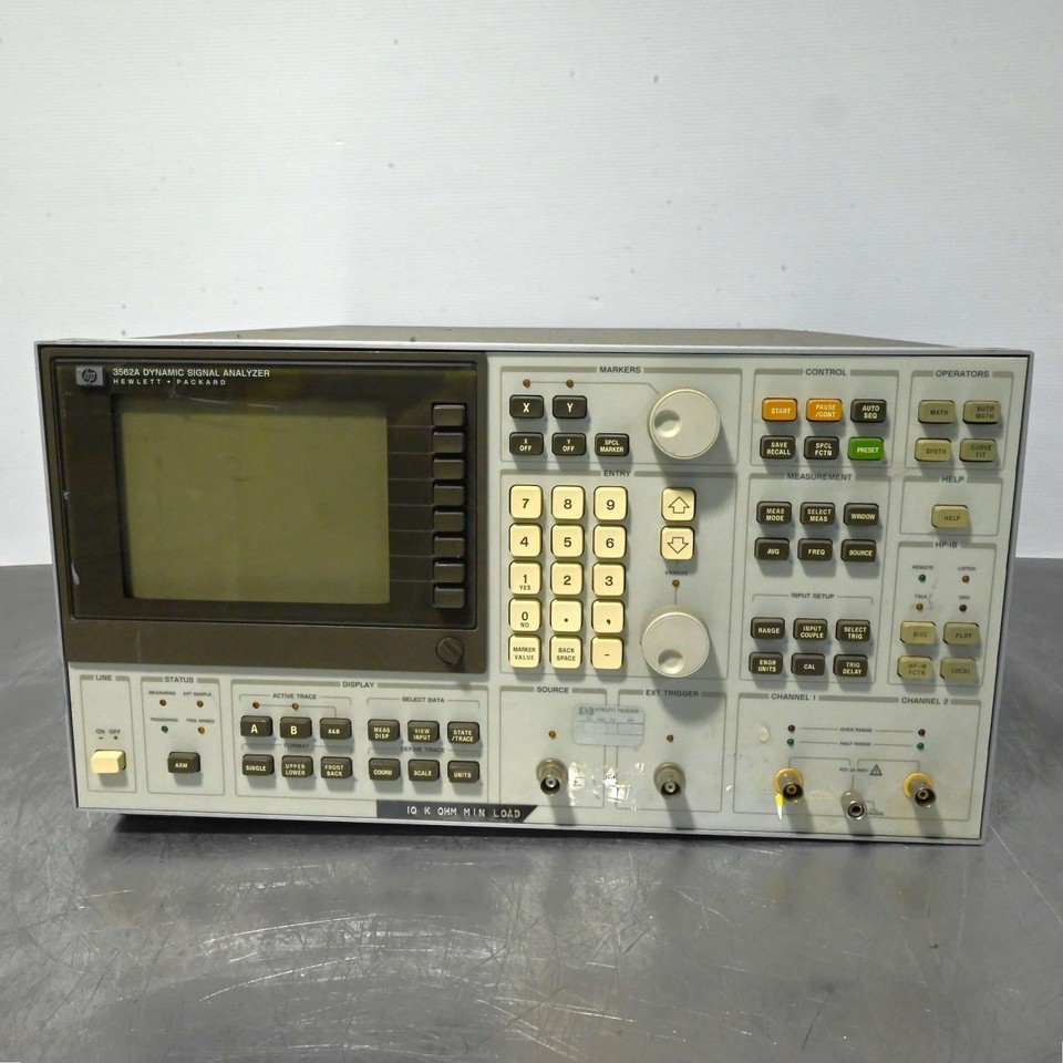 HP 3562A Dual-Channel Dynamic Signal Analyzer 100 Hz | eBay