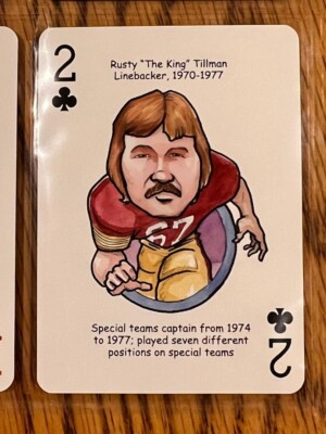 Rusty Tillman - Hero Decks caricature playing card - Washington ...