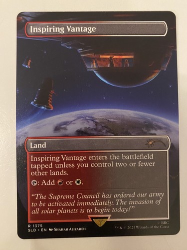 Inspiring Vantage Non-Foil BORDERLESS SECRET LAIR Dr Who - Dalek Lands ...