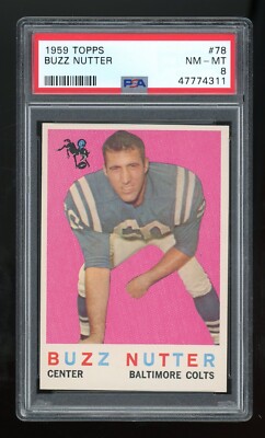 1959 Topps #78 Buzz Nutter PSA 8 NM-MT *A23G*#47774311 | eBay