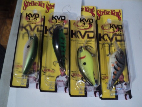 4 - STRIKE KING KVD CRANKBAITS ALL 1.5 NIP LOT Q MIXED COLORS | eBay