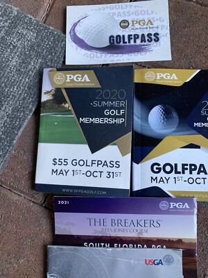 Golf booklets and pass | eBay