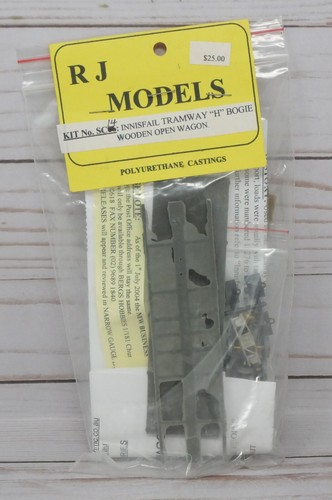 RJ Models SC14, Innisfail Tramway H Bogie Wooden Open Wagon Kit, On30 ...