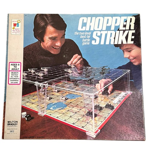 Milton Bradley 1976 Chopper Strike Board Game 100% COMPLETE in Original ...