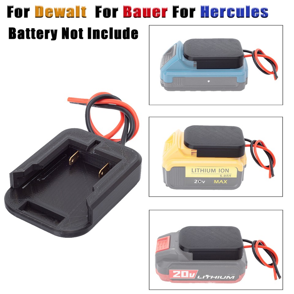 For Dewalt For Bauer For Hercules 20V Battery To Tool Adapter Harbor ...