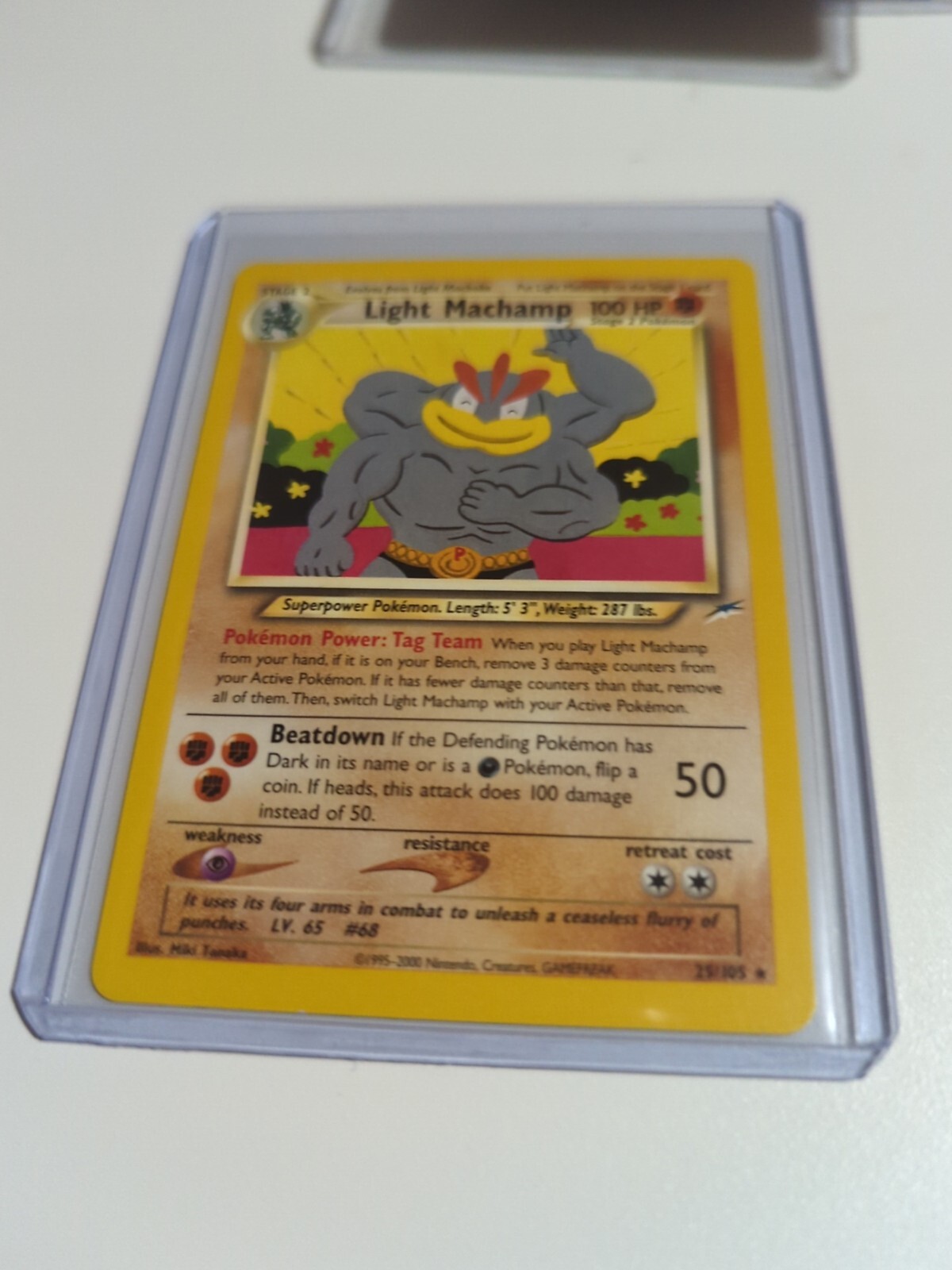 Pokemon Card - Light Machamp Neo Destiny 25/105 Rare NM/VLP | eBay
