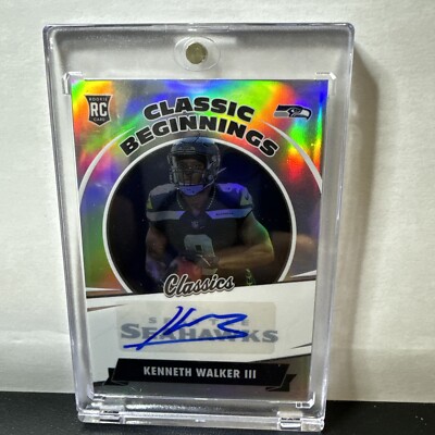 2022 Panini Classics - Classic Beginnings Signatures Kenneth Walker III ...