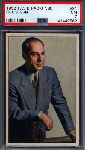 1952 T V & Radio N #31 Bill Stern PSA 7 | eBay