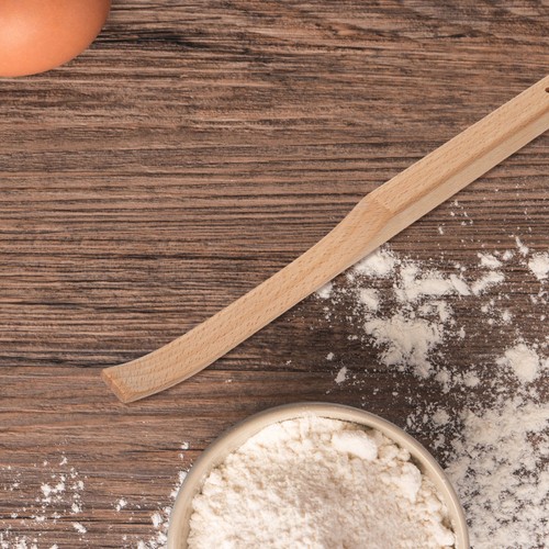 Wood Dough Mixing Stick Kitchen Tools Wooden Commercial Bread Stirrer ...