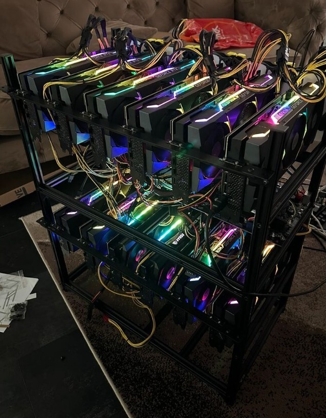 Bespoke Cryptocurrency Mining Rig Build | Ethereum/Bitcoin/Raven/Flux ...