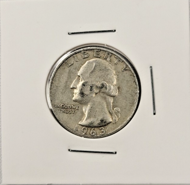 1963 D Washington Quarter 25c 90% Silver #A69 | eBay