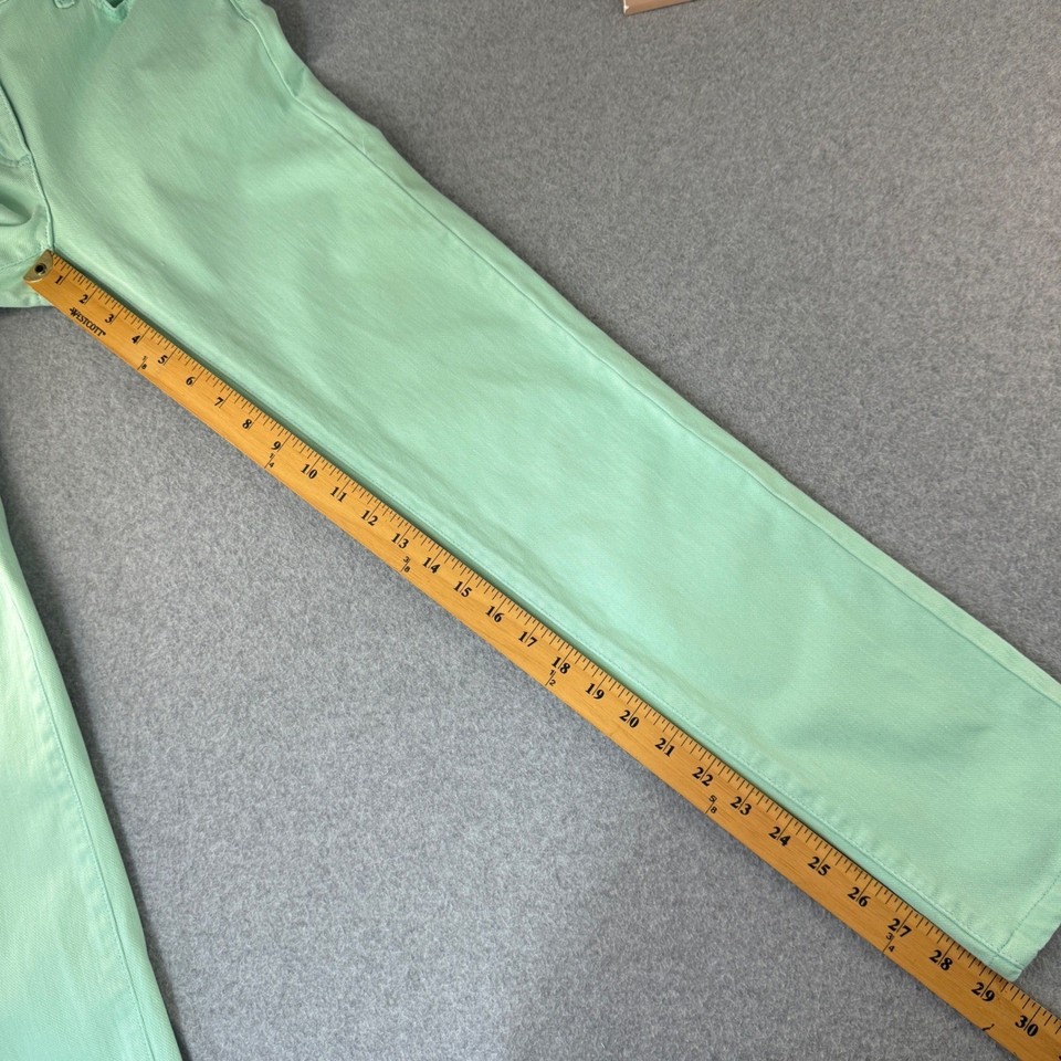 J McLaughlin Womens Size 2 Toothpaste Blue Mint Green Skinny Jeans ...
