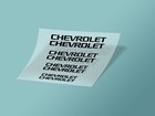 8pcs Chevrolet Caliper Decal Stickers, Die-Cut Vinyl Decal Sticker | eBay