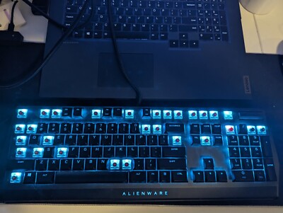 Alienware AW510K Black Backlit Keyboard Genuine Replacement KEYCAP ...