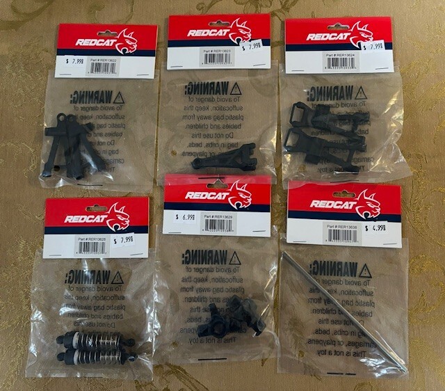 Redcat 'Volcano 16' Parts Bundle: RER13622,13623,13624,13628,13629 ...