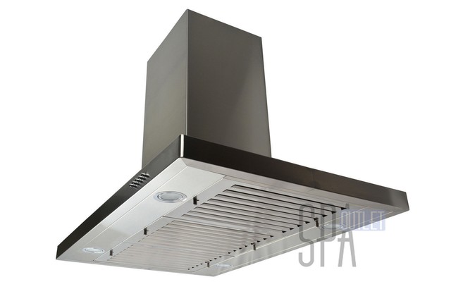 36" Modern Home Stainless Steel Kitchen Range Hood Exhaust System 3 ...