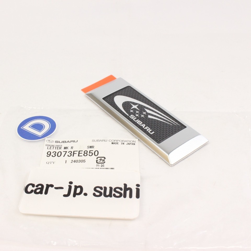 Subaru Genuine 02-07 Impreza WRX STi GDA/B Carbon SWRT 93073FE850 ...