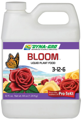 Dyna Gro Liquid Bloom 8 oz, 1 Quart, 1 Gallon - ounce nutrients ...