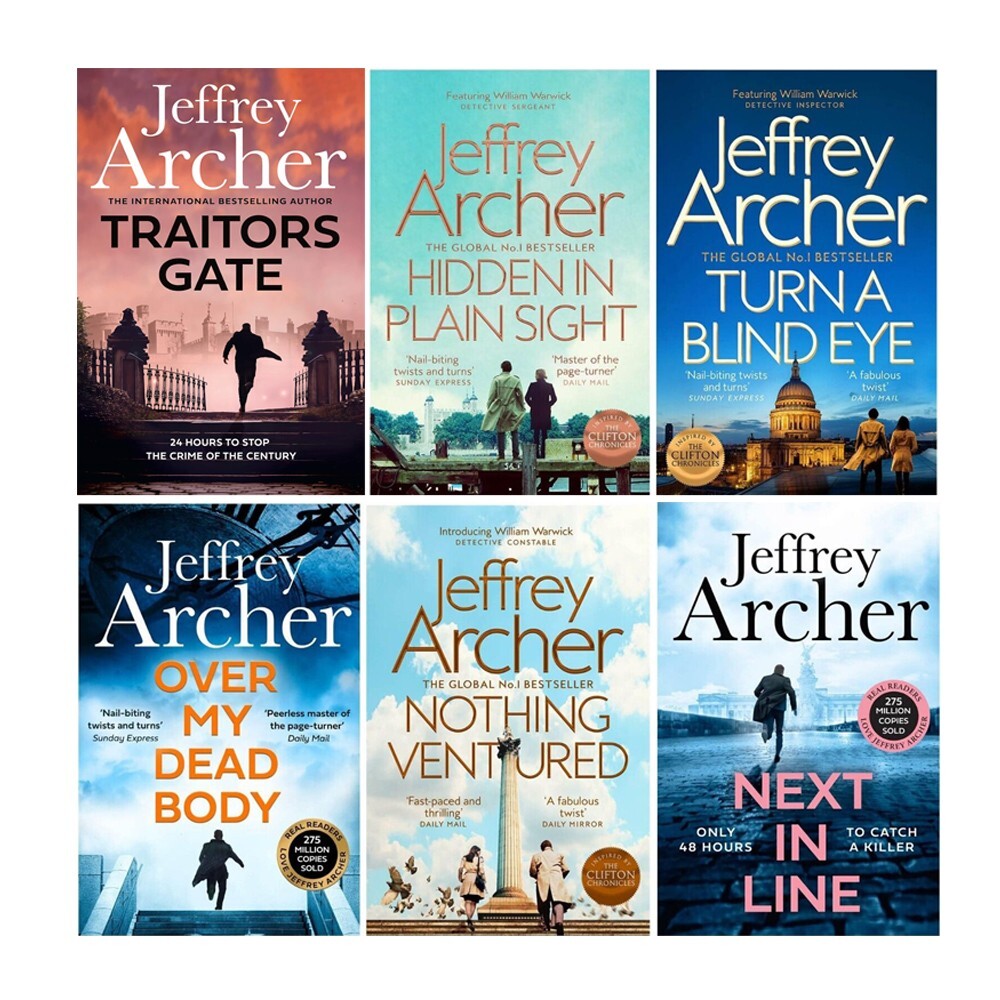 William Warwick Novels 1 - 6 Books Collection Set by Jeffrey Archer NEW ...