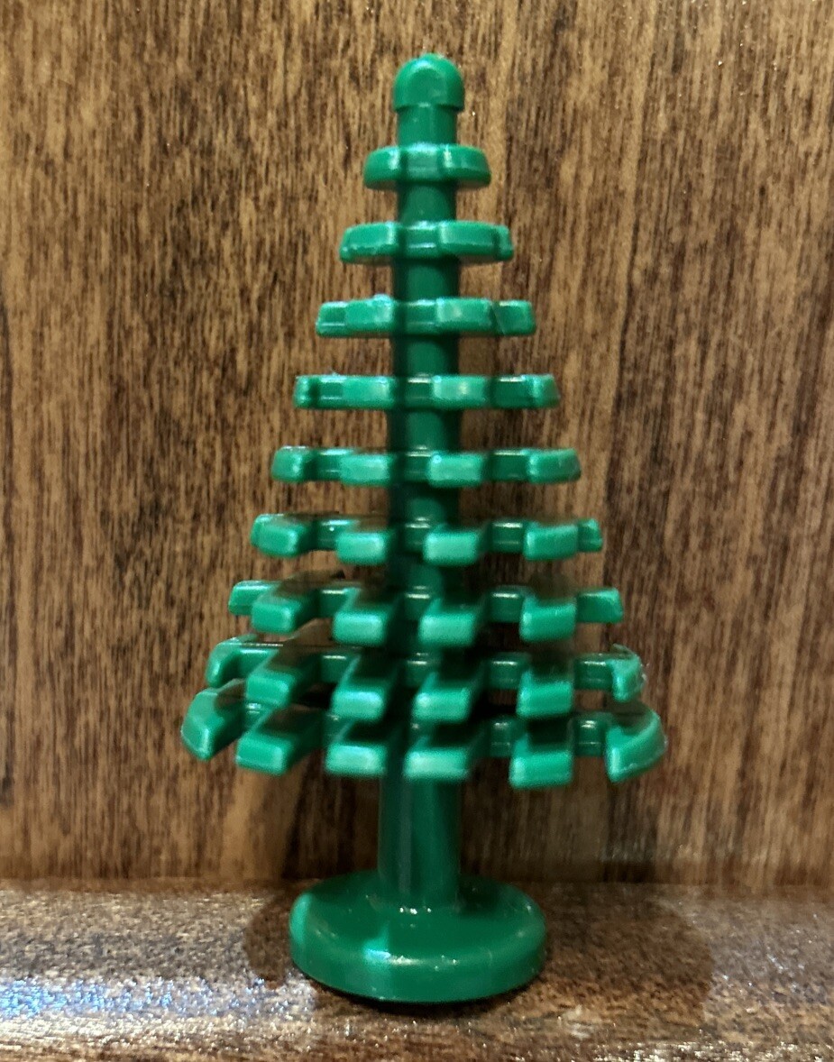 Lego 3471 Green Plant Tree Pine Large 4 x 4 x 6 2/3 Vintage Hard ...
