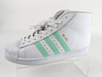 Adidas Pro Model High Tops Sneakers 789002 Shoes White Green Men’s size ...