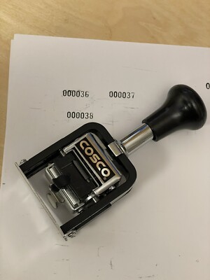 Stamps & Daters - Automatic Numbering Machine