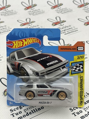 Die Cast " Mazda RX-7 " Hw Speed Graphics 2/10 Hot Wheels Scale 1/64 | eBay