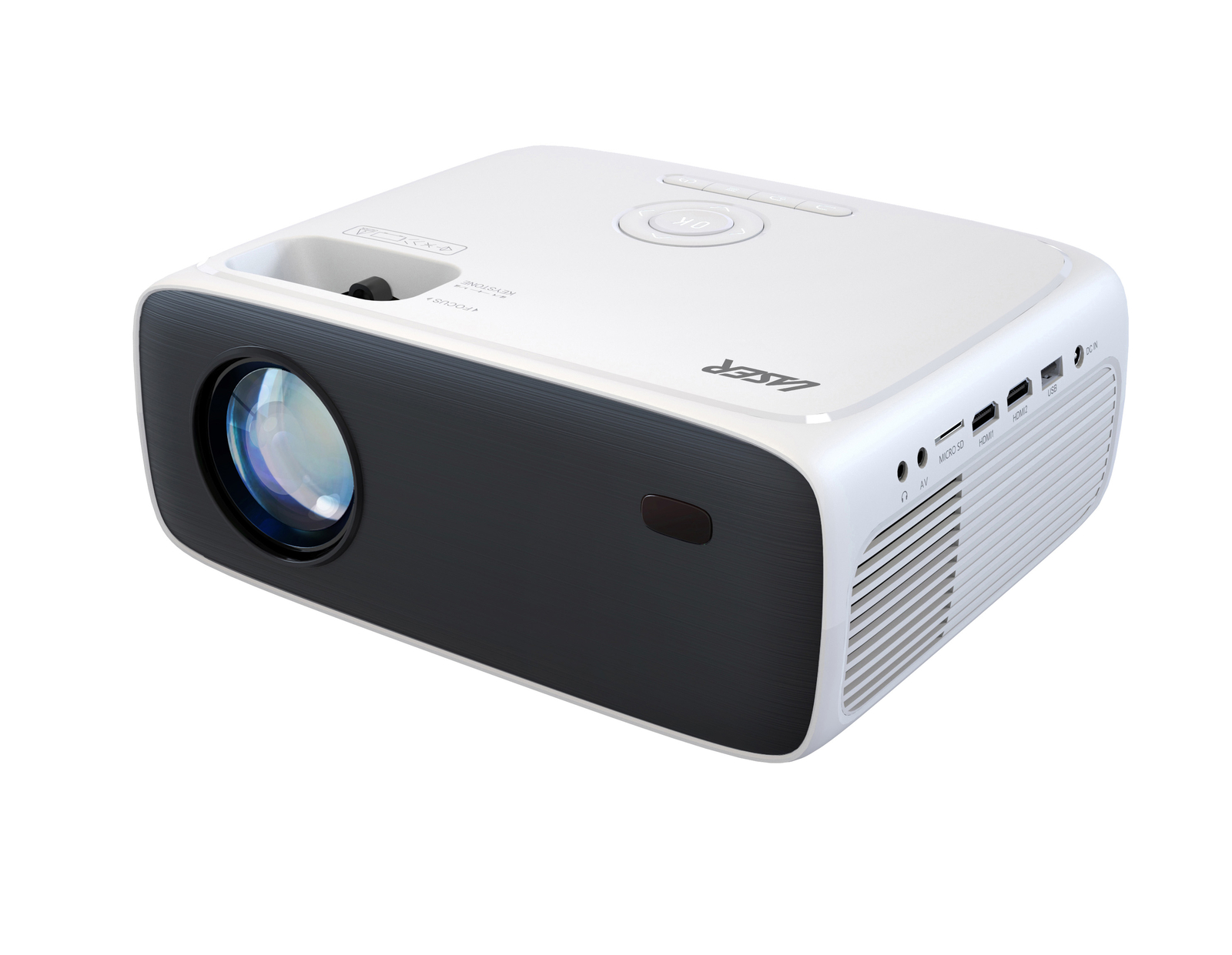 Laser Outdoor Cinema Bundle: Full HD 1080p Projector, 144" Screen ...