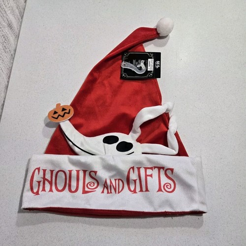Disney Nightmare Before Christmas Zero Dog Santa Claus Hat Ghouls And ...