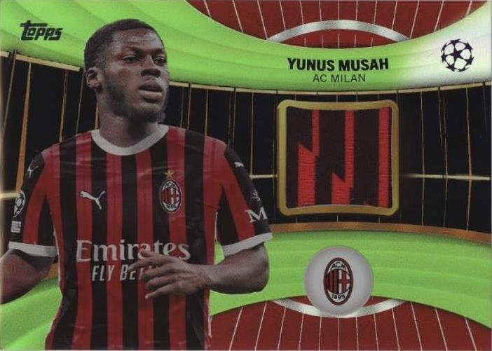2024-25 Topps Uefa Club Competitions - Superstar Relics Yunus Musah #SR ...