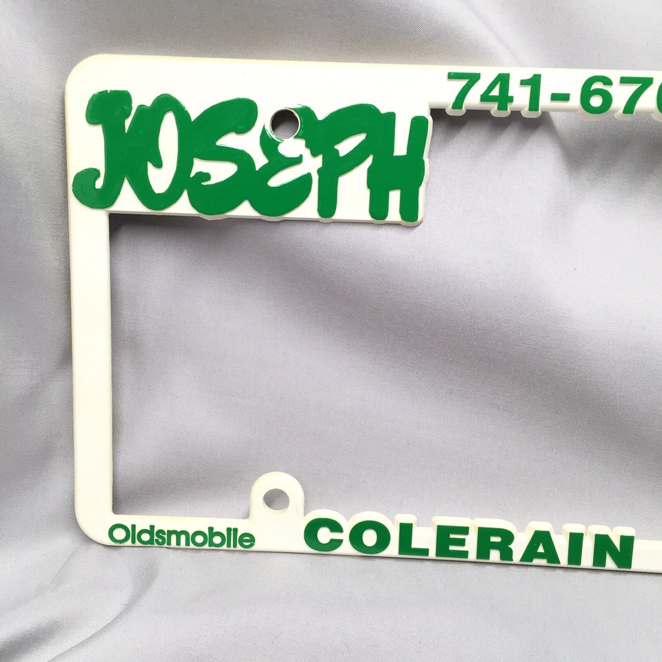 Joseph Chevrolet Cincinnati OH Dealer Booster License Plate Frame ...
