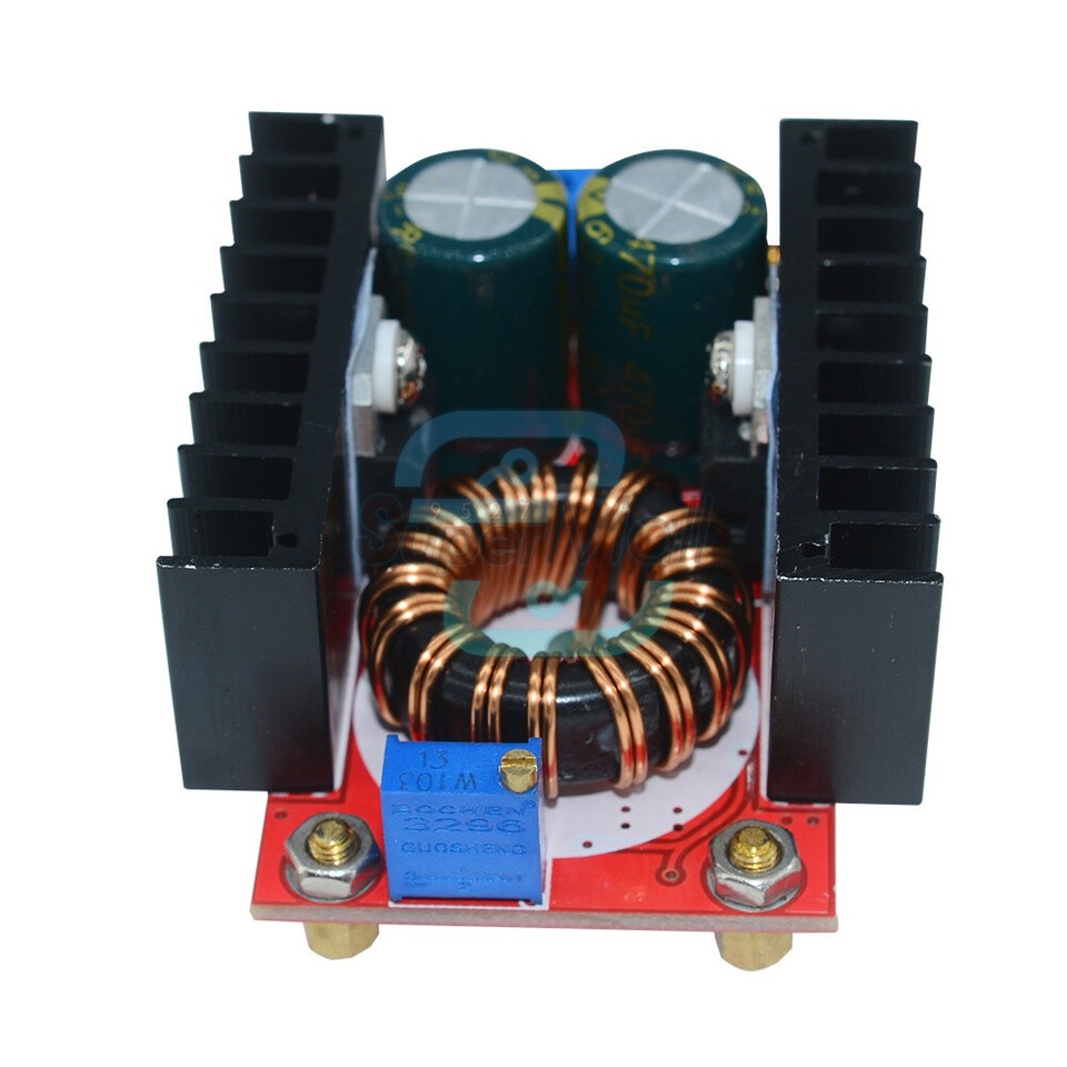 120W 10A DC-DC Boost Converter 10-32V to 35-60V Step up Power Supply ...