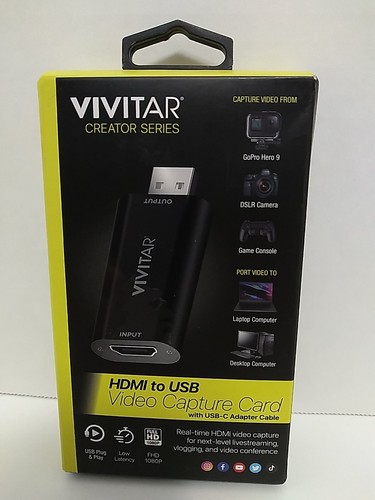 Vivitar Creator Series HDMI to USB Capture Card New Sealed | eBay
