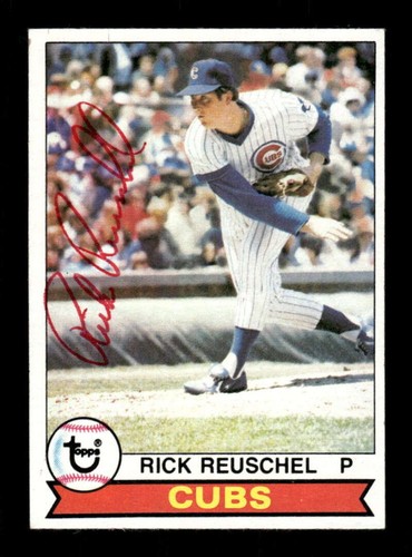 1979 Topps Chicago Cubs 240 Rick Reuschel Signed Auto Autograph BXCP38 ...